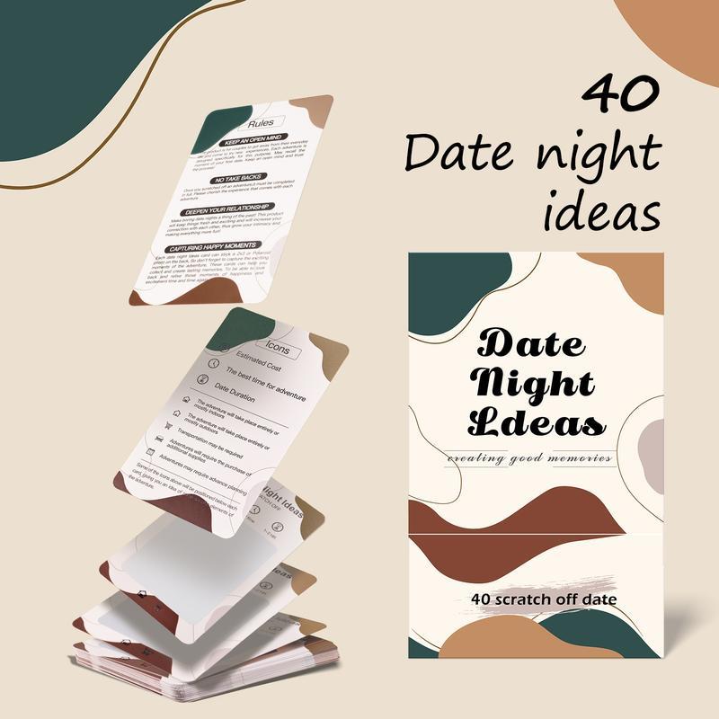 40 Date Ideas for Couple - Unique Scratch Off Date Night Card Games ...