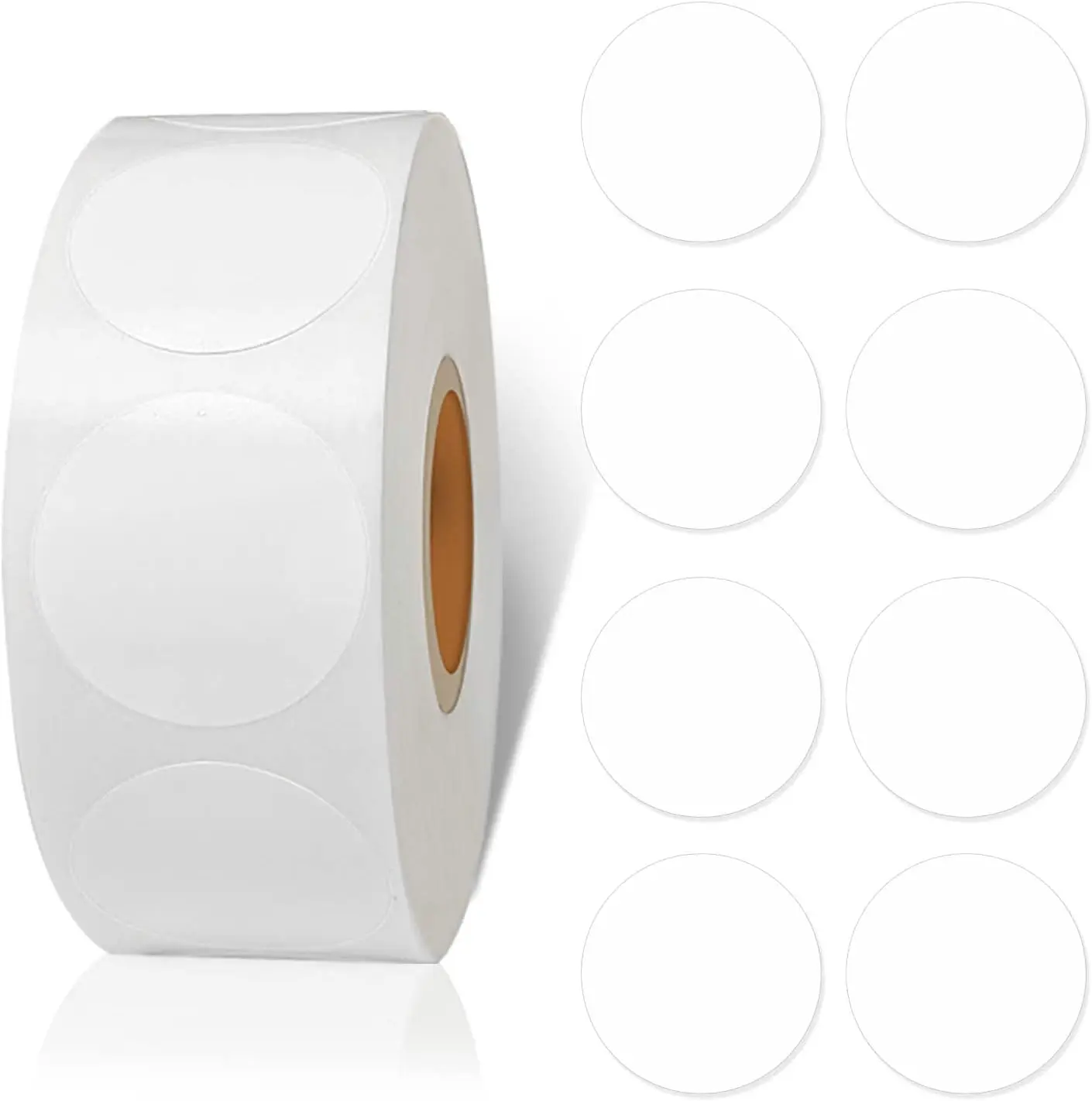 800 count 1 Inch White Round Color Coding,Dot Stickers Labels,Can ...