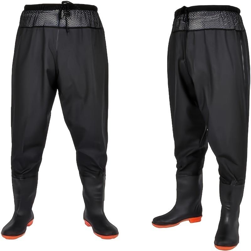 Waterproof Insulated Wading Pants with Boots for Men - Fishing Wader ...