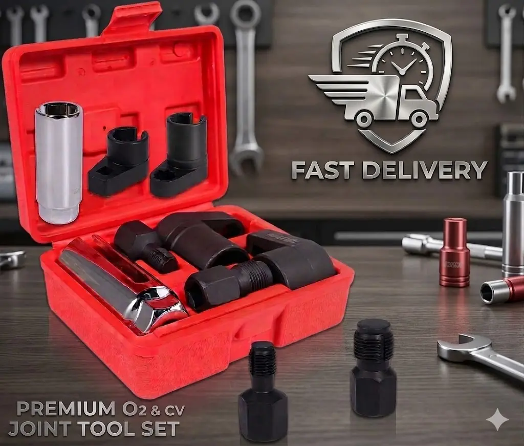 5-Piece Forged O2 Oxygen Sensor Socket & Thread Chaser Set – Automotive ...