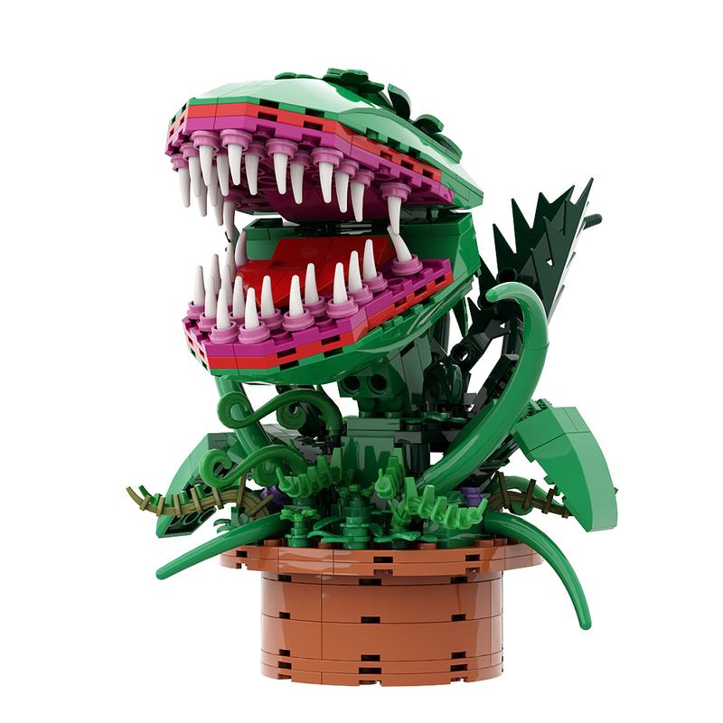 Little Shop of Horrors Audrey II Piranha Plant Building Blocks Set Kid ...