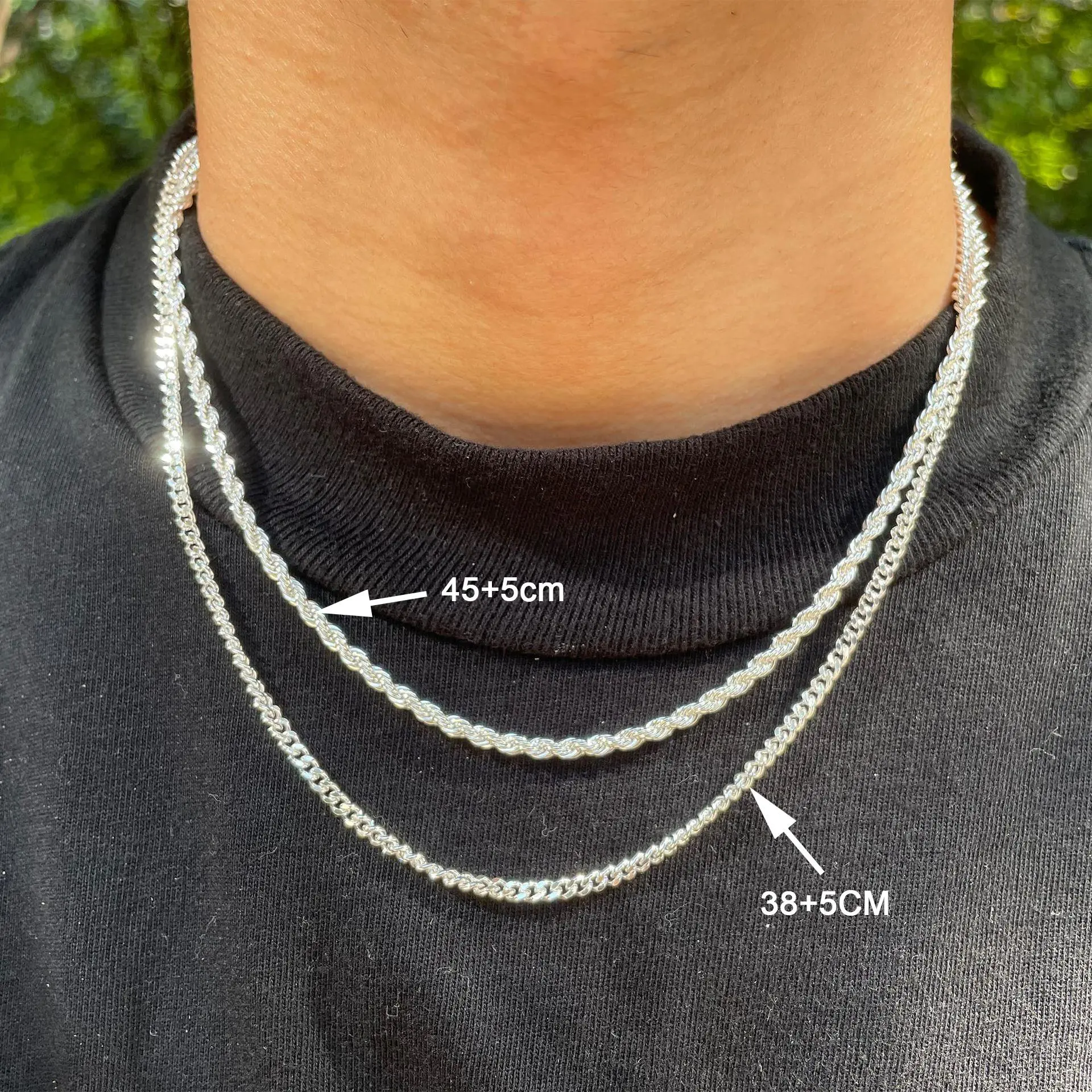 2Pcs/Set High-quality Vintage Stainless Steel Double-layer Personalized ...