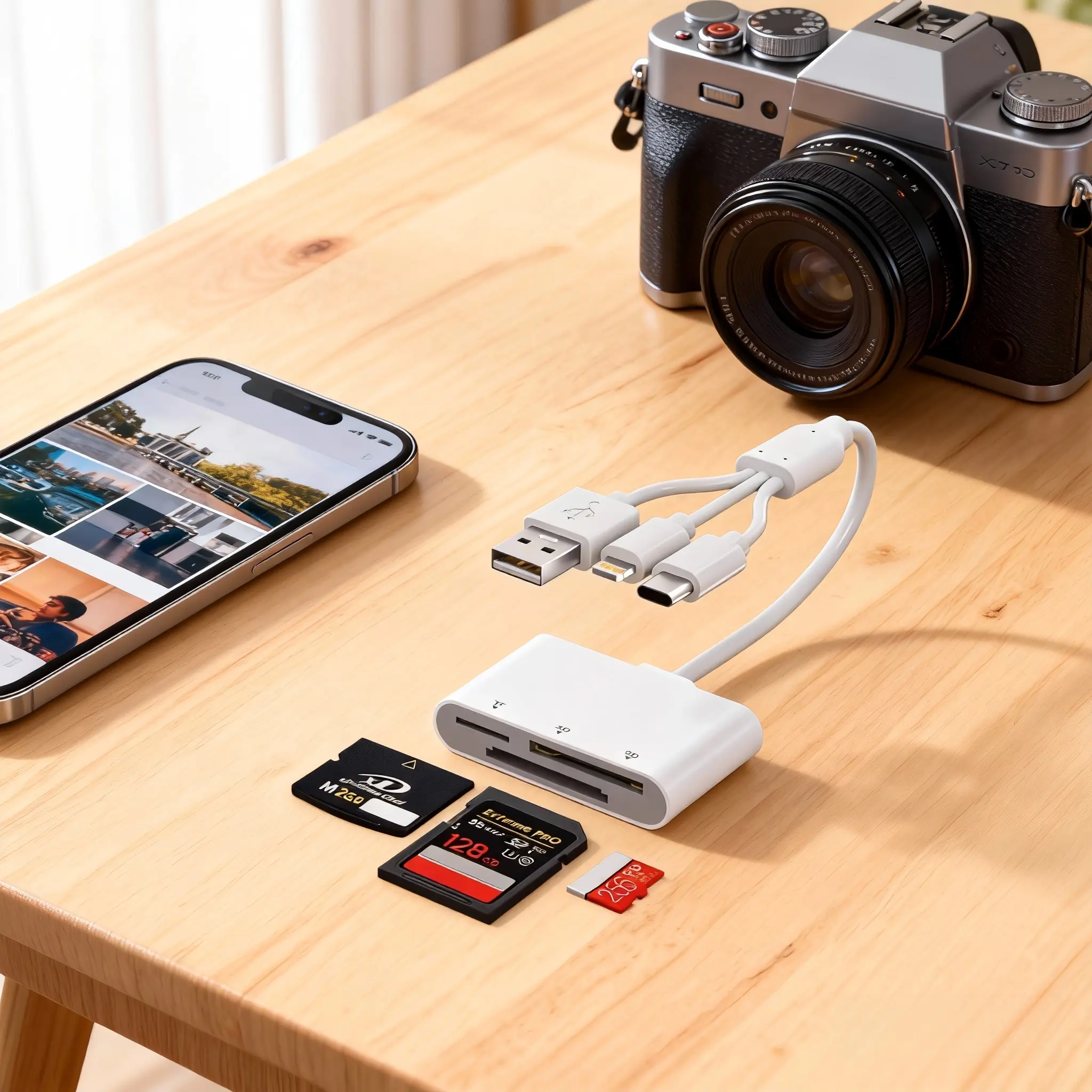 2026 New Upgrade XD Card Reader, 3-in-1 SD/TF/XD Card Adapter ...