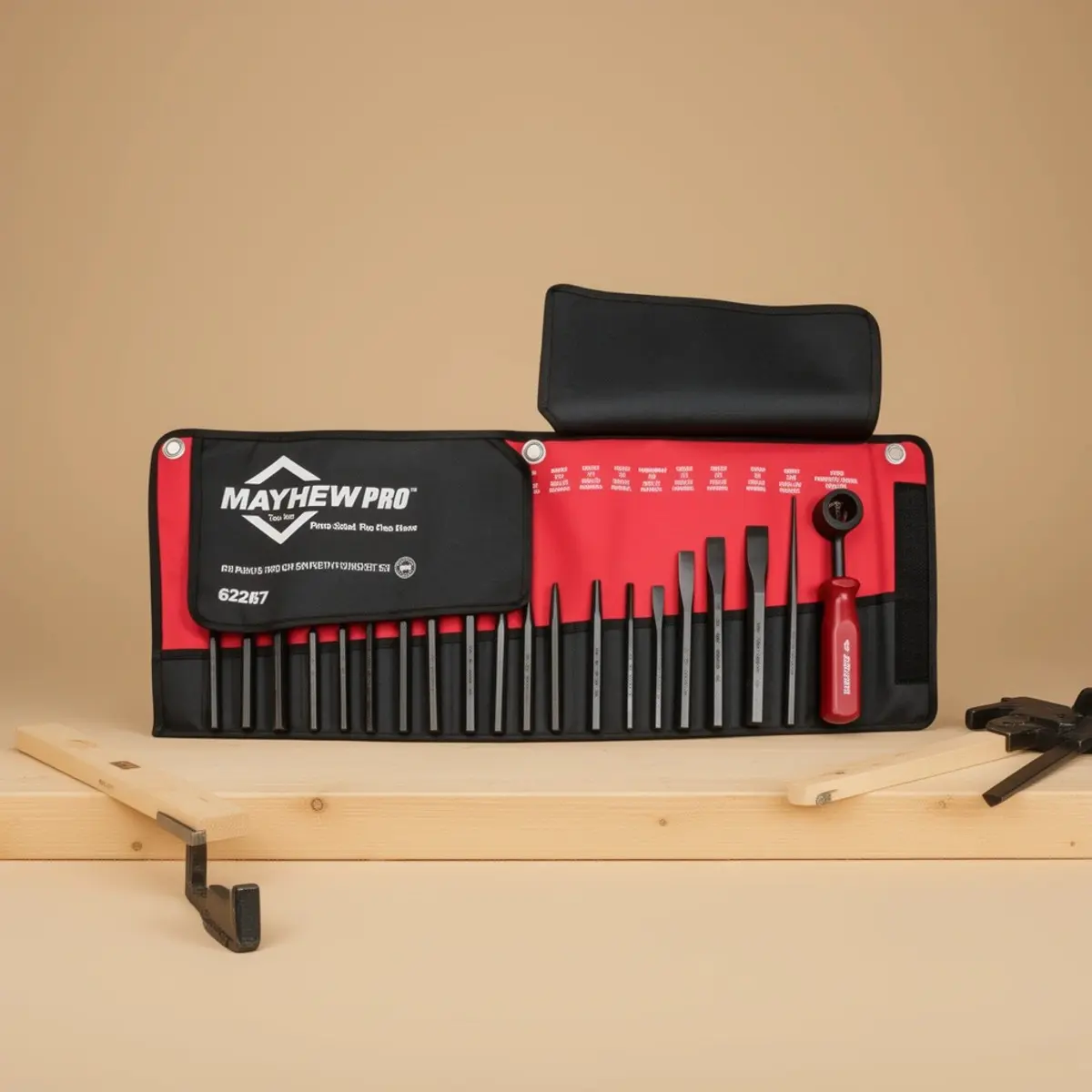 Mayhew Tools Pro Series 20-Piece Punch & Chisel Set - Includes Cold ...