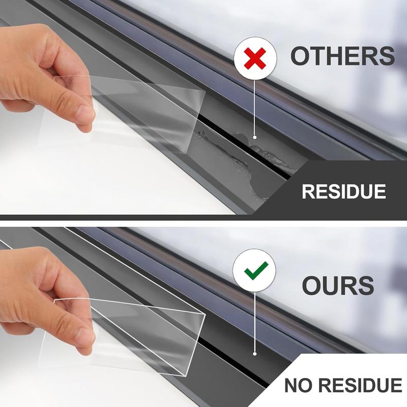 [Stop Cold Drafts] Transparent Window Sealing Tape (No Residue ...