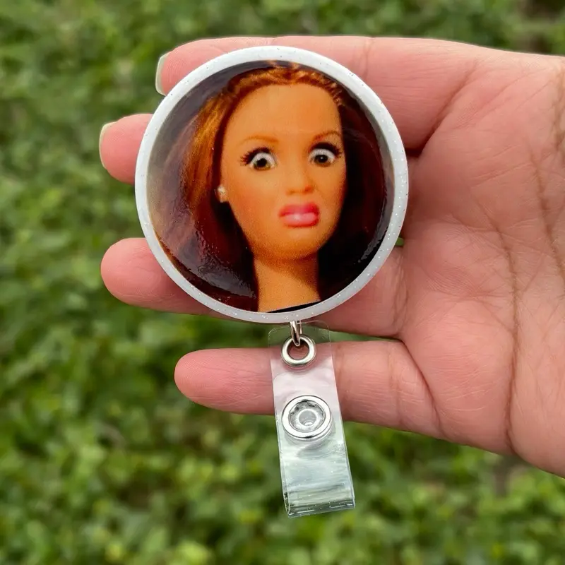 meme badge reel, funny badge reel, healthcare badge reel, office badge ...