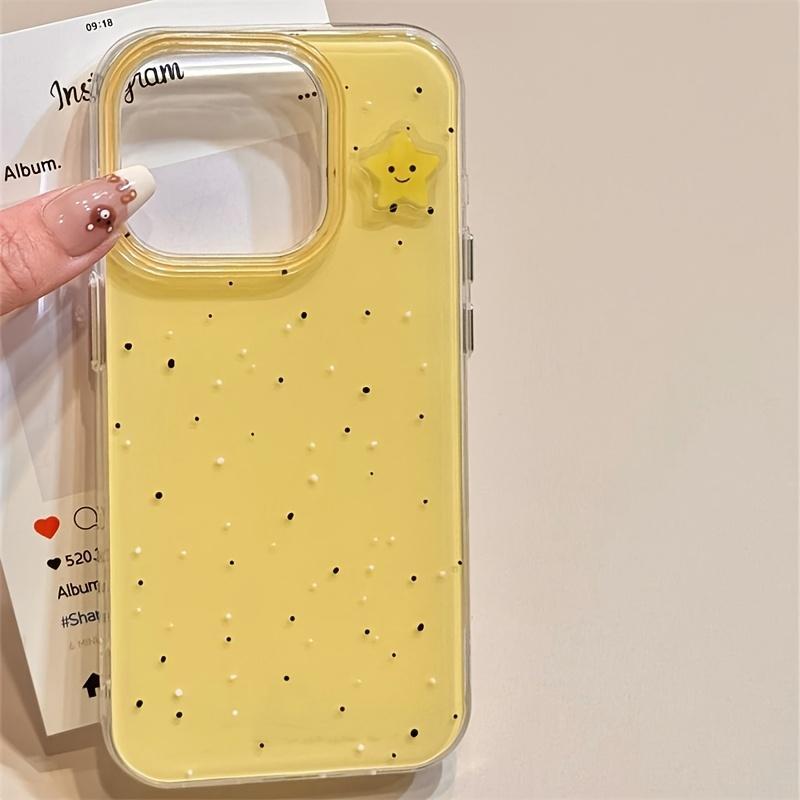 Crystal transparent white light painted yellow background solid color ...