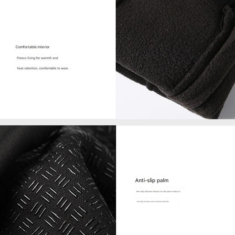 New USB heated gloves, fleece-lined, windproof, waterproof, durable ...