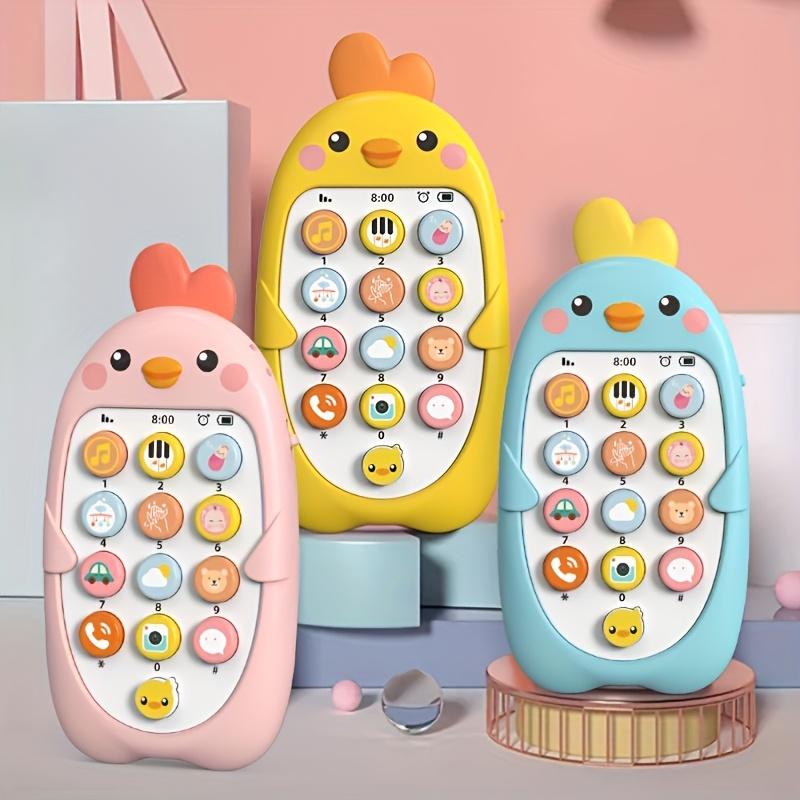 Cute Baby Music Phone Toy, Educational Learning Machine for Kids Aged 0 ...