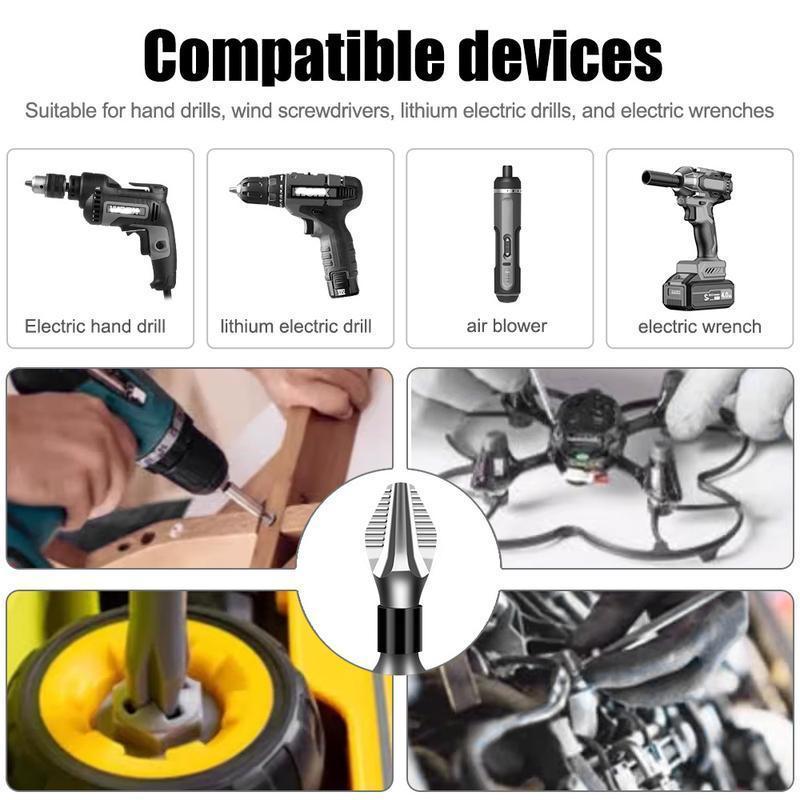 Impact-Resistant and Non-Slip Bit,Impact Driver Bit Set,Titanium Alloy ...