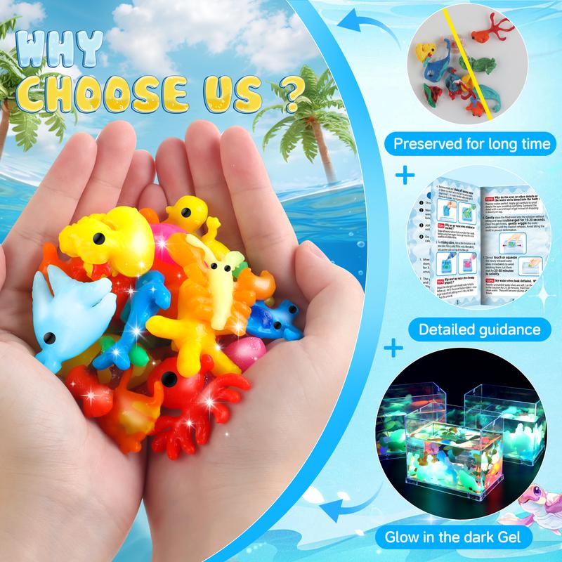 Wookidel Magic Water Elf Toy Kit with Magic Gels, Molds - Imaginative ...