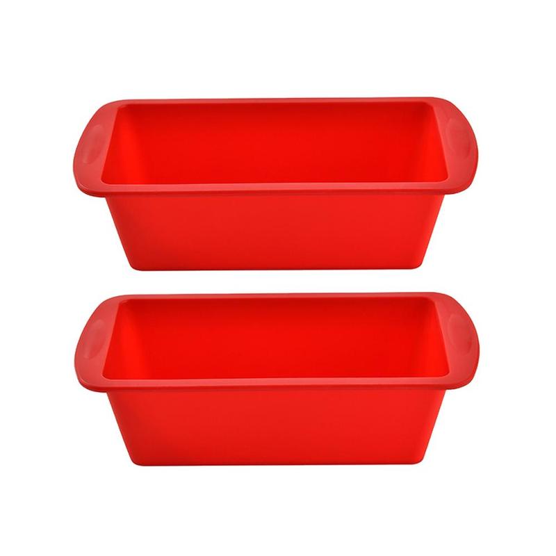 Silicone Bread Baking Mold, 2pcs/set Rectangular Bread Baking Pan, Non ...