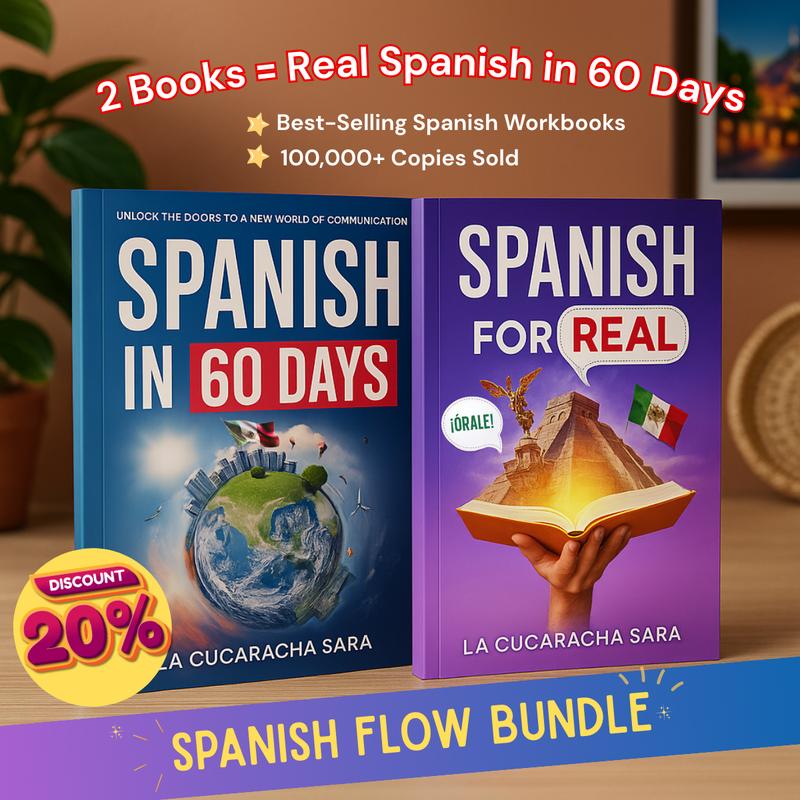 Spanish Flow Bundle: Spanish in 60 Days + Spanish For Real - TikTok Shop
