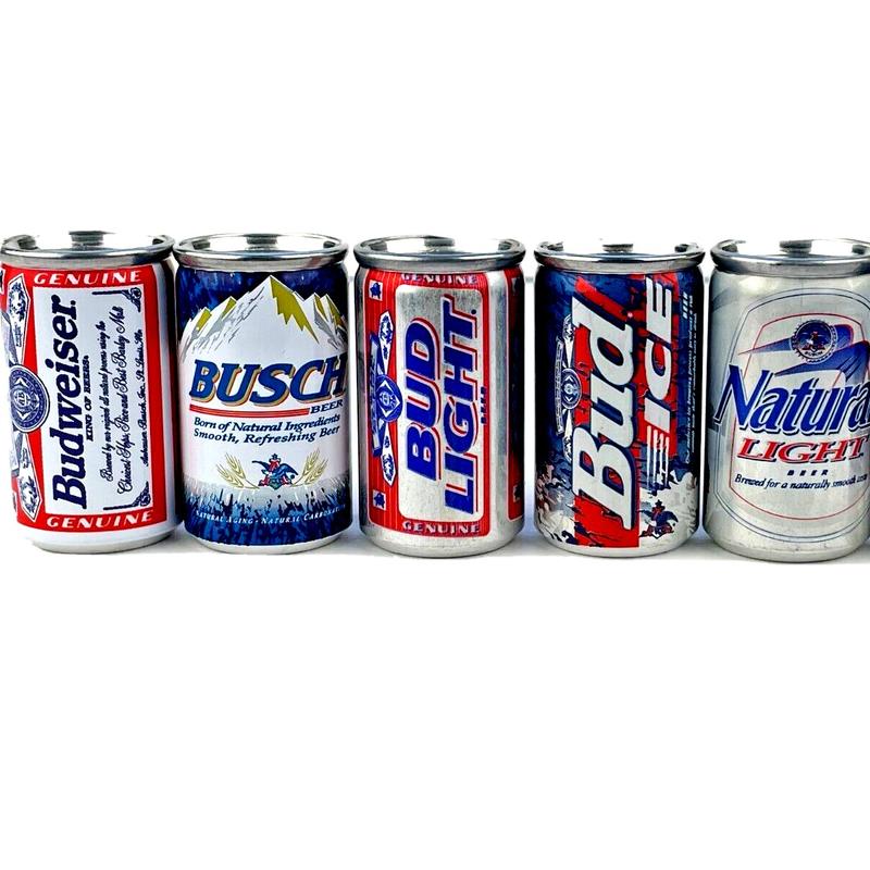 Mini Cans 6 Pack 1998 Anheuser Busch Made in Italy - Budweiser, Bud ...