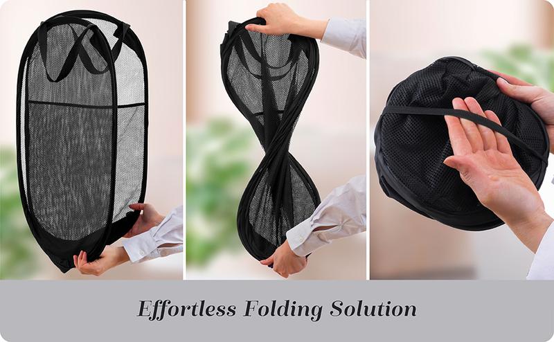 Goodirise Handy Laundry Collapsible Mesh Pop Up Hamper with Wide ...