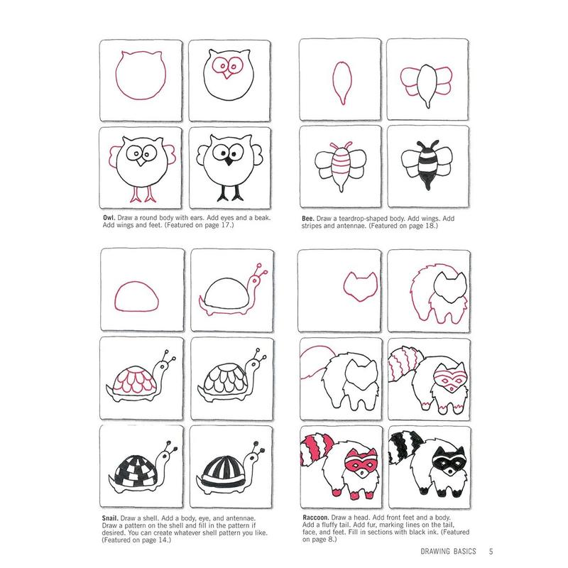 Florabunda Woodland: Super Simple Art Doodles: Color, Craft & Draw ...