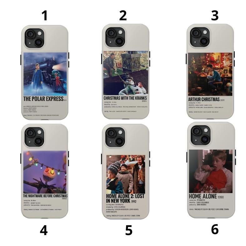 Christmas Movie Phone Case, Movie Poster Phone Case for iPhone 17 16 15 ...