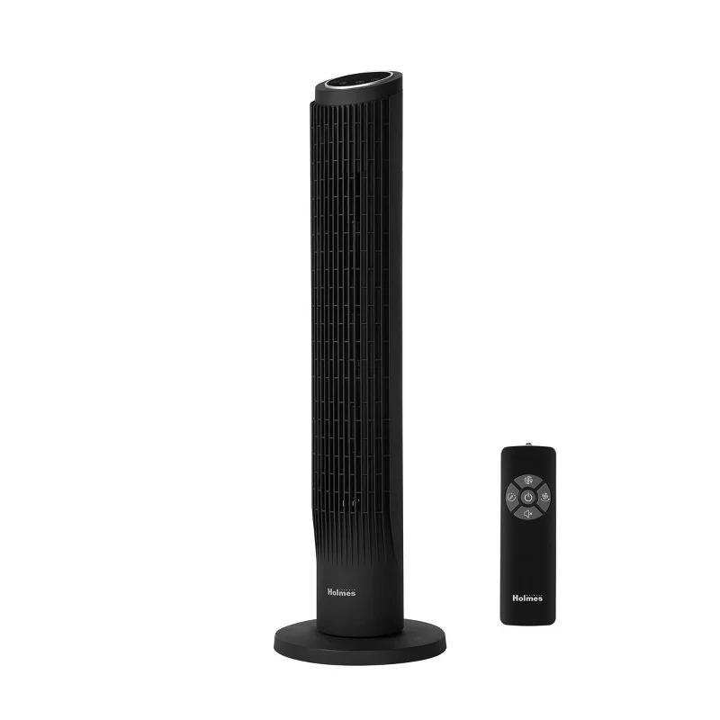 A 37" Whisper Force Tower Oscillating Fan with Clean Breeze - TikTok Shop