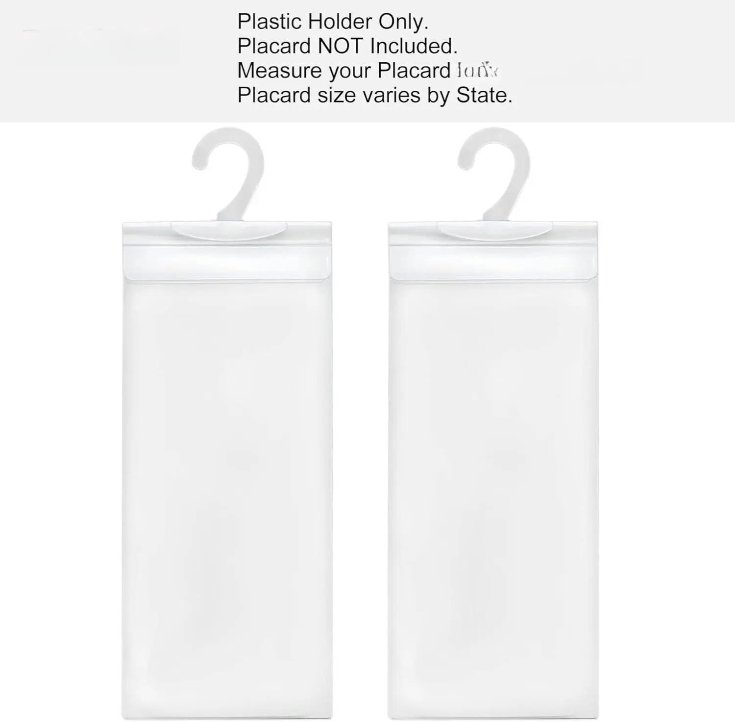 Handicap Placard Holder, Ultra Transparent Disabled Parking Permit ...