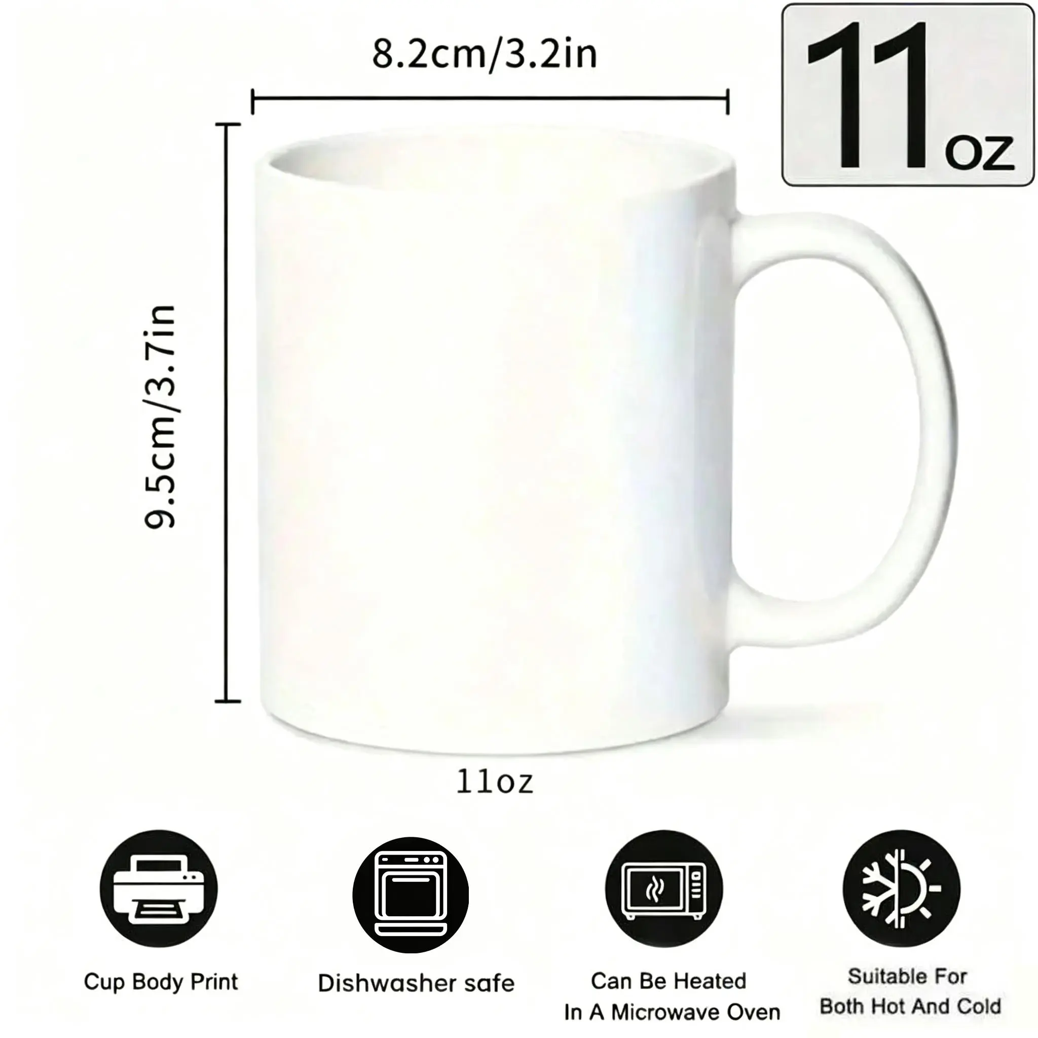 1pc Spanish Un Padre Como Tu Es Un Regalo De Dios Mug - White Ceramic ...