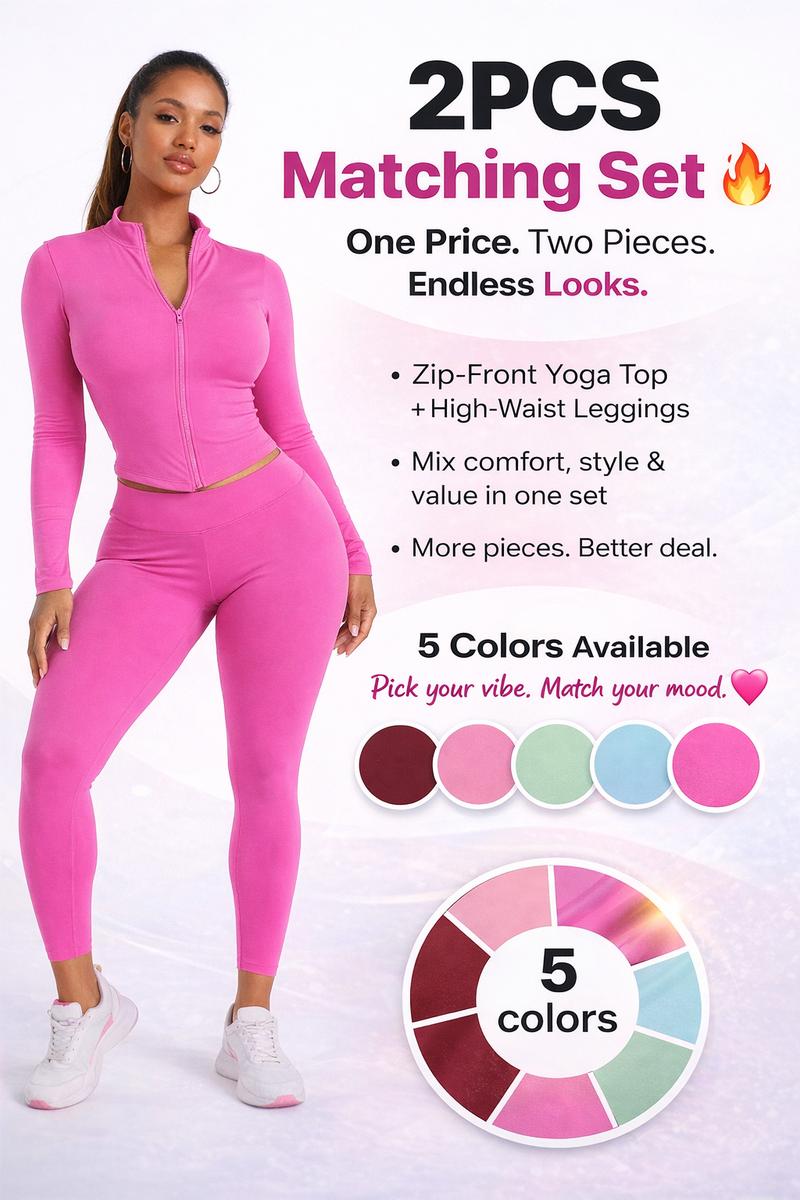 Must-Have CKG Yoga Set! Sculpting Fit + Super Breathable 2-Piece for ...