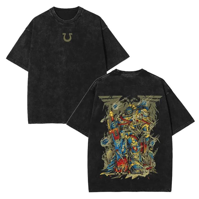 Warhammer 40K "Ultramarine Vanguard Edition" Washed Tee | Heavyweight ...