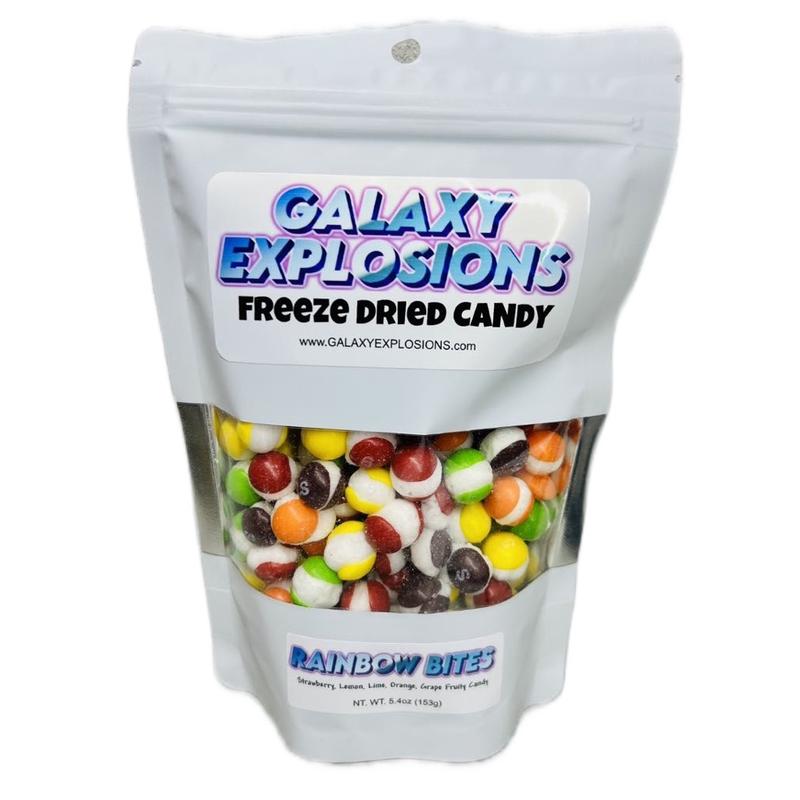 5.4 oz Rainbow Bites - Freeze Dried Candy 5.4 oz (Large) Snack Bonbon ...