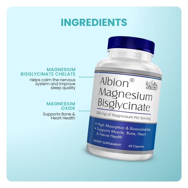 Albion® Magnesium Bisglycinate | Highly Absorbable Chelated Magnesium ...