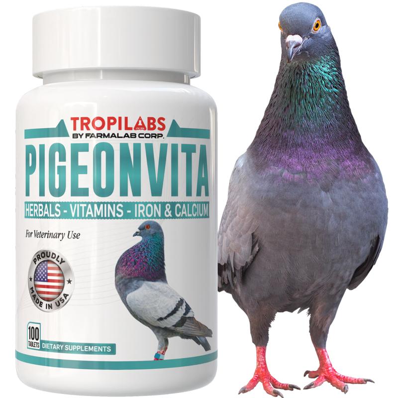 Farmalab PigeonVita for Racing Pigeons Show Pigeons Rollers Hens Doves ...