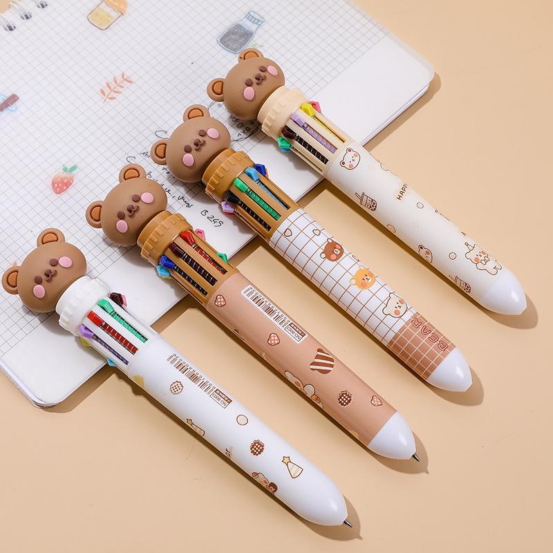 Ballpoint Pen, 1 Count Multicolor Ballpoint Pen, Random Pattern Cartoon ...