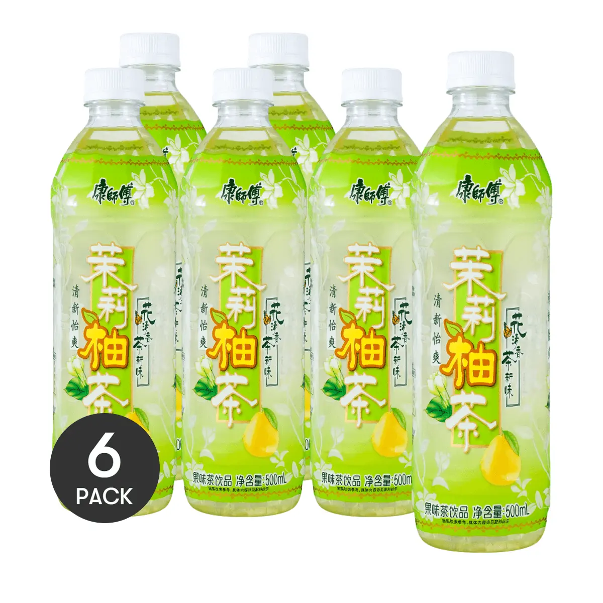 6 Pack Master Kong Jasmine Fruit Tea 16.9 fl oz - Asian Beverage ...