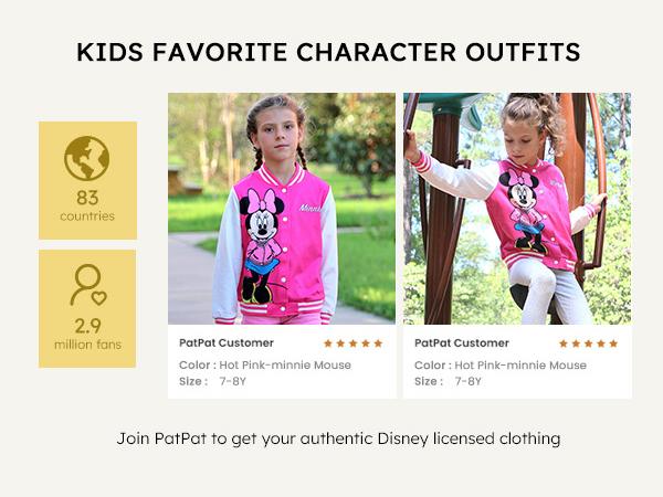 Disney Minnie Mickey Stitch Princess Frozen Elsa Marvel Jacket ...