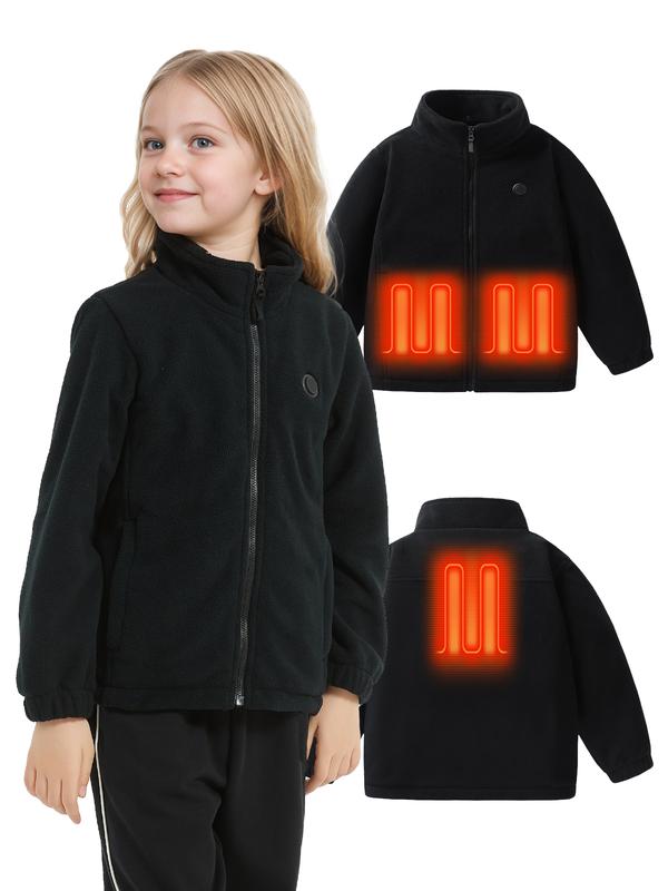 Kids Heated Jacket,Fleece Jacket for Kids, Electric Heating Warming ...