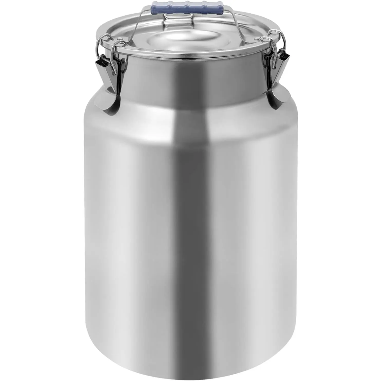 12L/3.17Gal Stainless Steel Airtight Canister Silver Round Food Storage ...