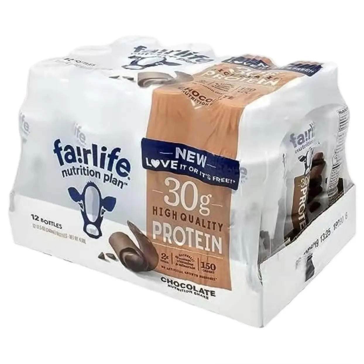 Fairlife Nutrition Plan Chocolate Shakes 12 Packs 30g High Protein ...