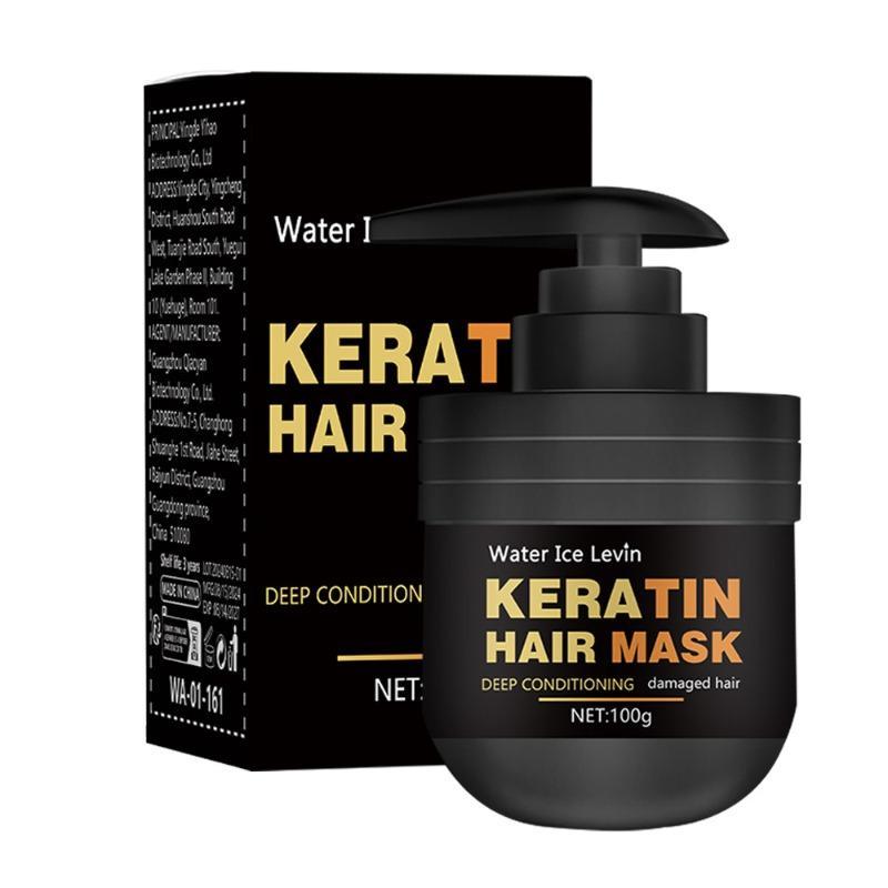 Water Ice Levin Keratin Hair Mask - Deep Conditioning Formula with ...