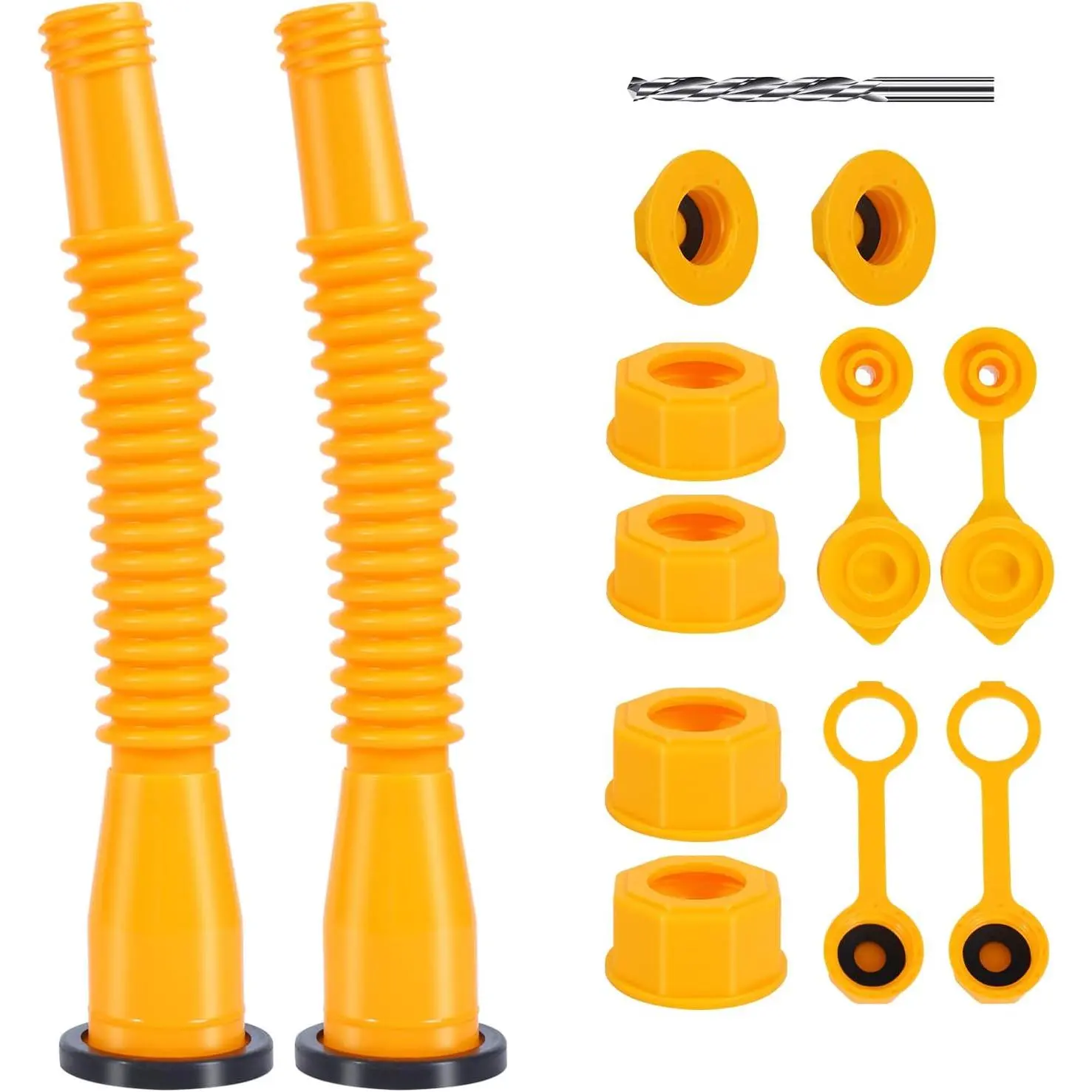 Gas Can Spout Replacement 2 Kits,Leak Proof Gas Can Spouts Set with ...