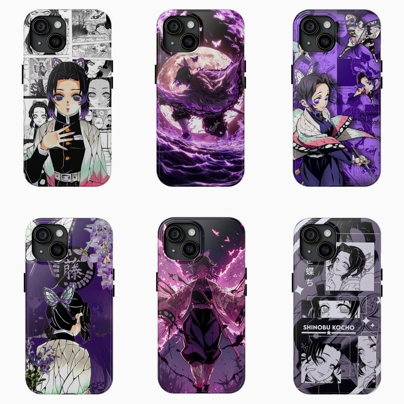 Demon Slayer Anime Phone Case, Giyuu, Shinobu, Mitsuri, Muichiro, Slim ...