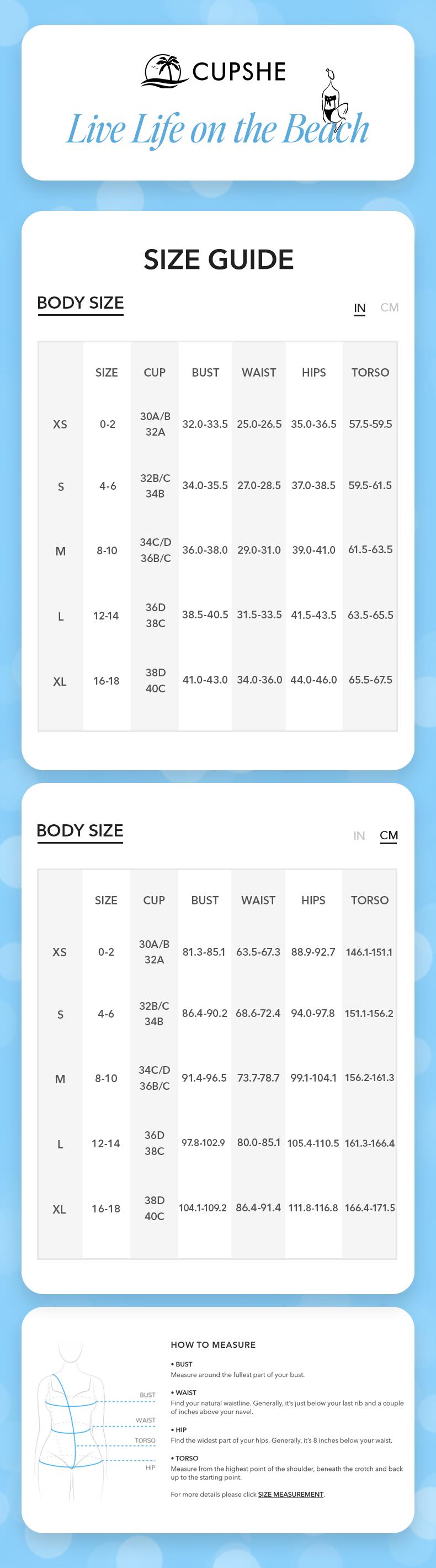 CUPSHE HolidayHaul Petal Perfection Blue Monokini One-Piece Swimsuit ...