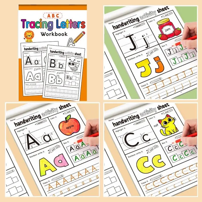 [Safety Certified] 32-Page ABC Tracing Pack | Early Learning ...