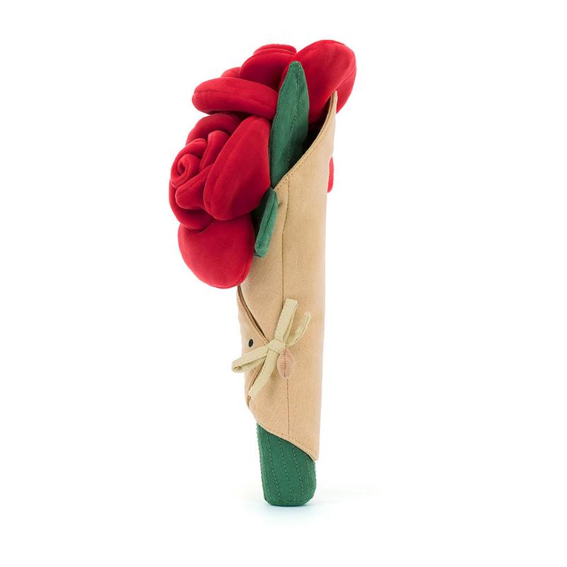 Amuseables Rose Bouquet , Romantic Plush Rose Bouquet Adorable Rose ...