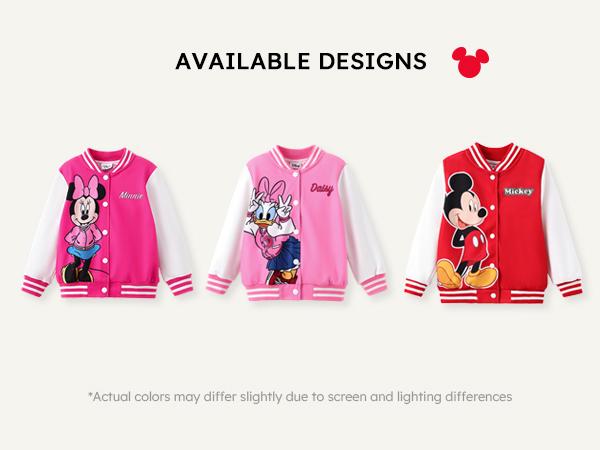 Disney Minnie Mickey Stitch Princess Frozen Elsa Marvel Jacket ...