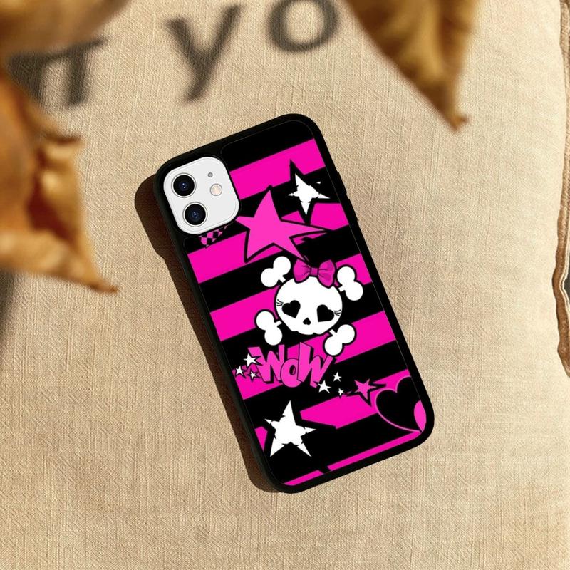 Love Black And Cute Emo Phone Case Silicone PC+TPU For For IPhone 11 12 ...