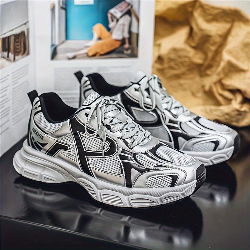 Trendy Low Top Durable Platform Shoes For Men, Comfy Sneakers For ...