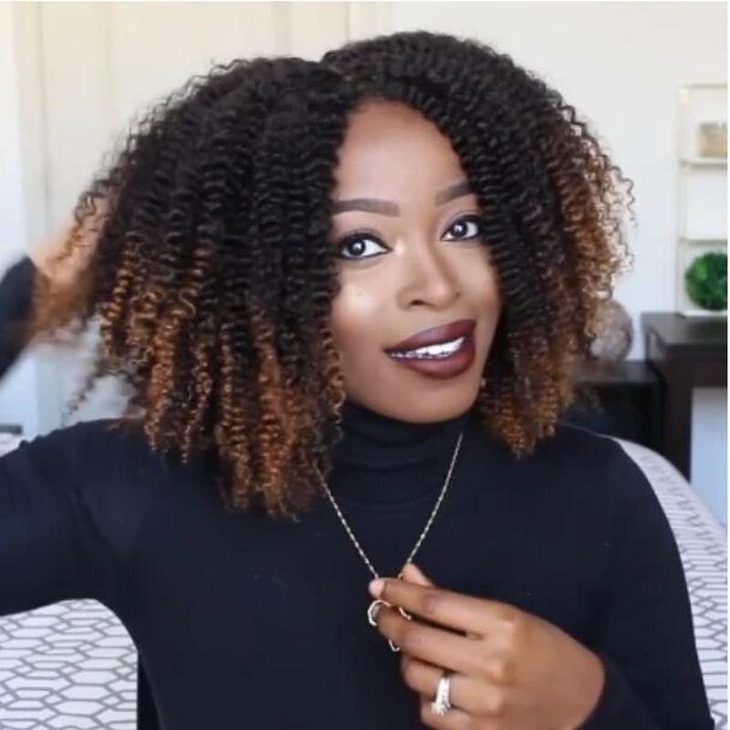Wig Short Curly Hair Explosion Head Small Curly Wig Wig - TikTok Shop