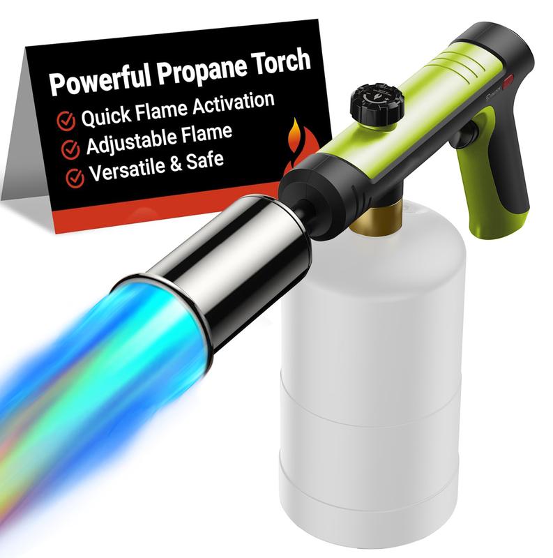 SEESE Powerful Propane Torch(Propane Tank Not Included),With One-Touch ...