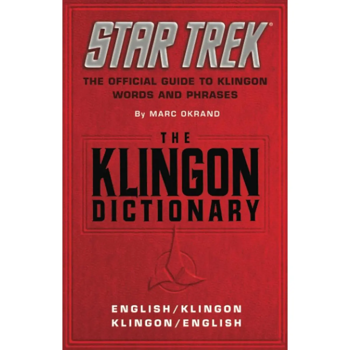 The Klingon Dictionary (Star Trek) Paperback – January 1, 1992 - TikTok ...