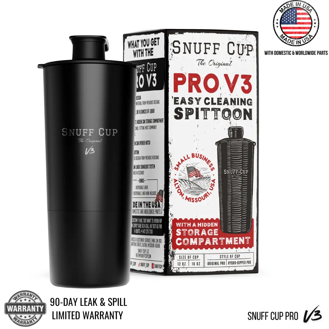 The Snuff Cup Pro™ Spit Cup with Hidden Can Storage - TikTok Shop