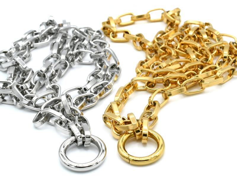 Long NY Chain Necklace, Stainless Steel | Holiday Sales TikTok Shop