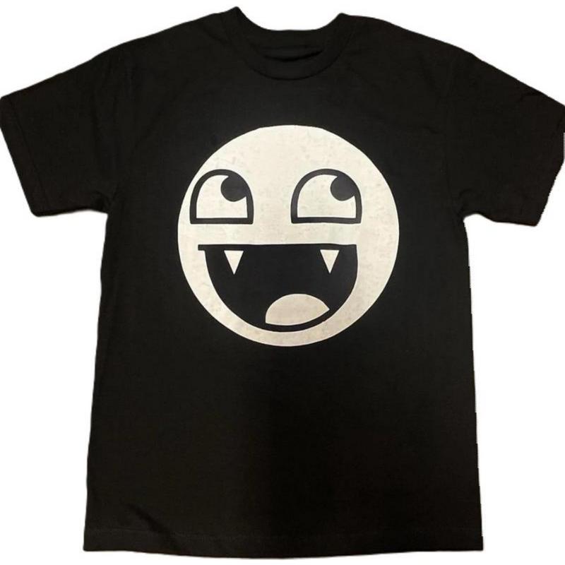 Epic Face Vampire T Shirt Y2K Goth Emo Scene Tapout Affliction Relaxed ...